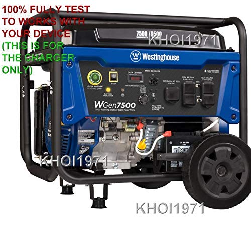 KHOI1971 8-FEET Wall Charger AC Adapter Compatible with Westinghouse WGen7500 WGen7500DF Dual Fuel Generator 7500 9500 watt