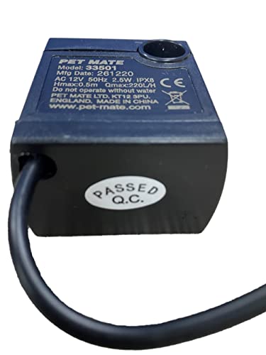 Cat Mate Replacement Pump for Pet Fountain (Power Adapter Not Included)