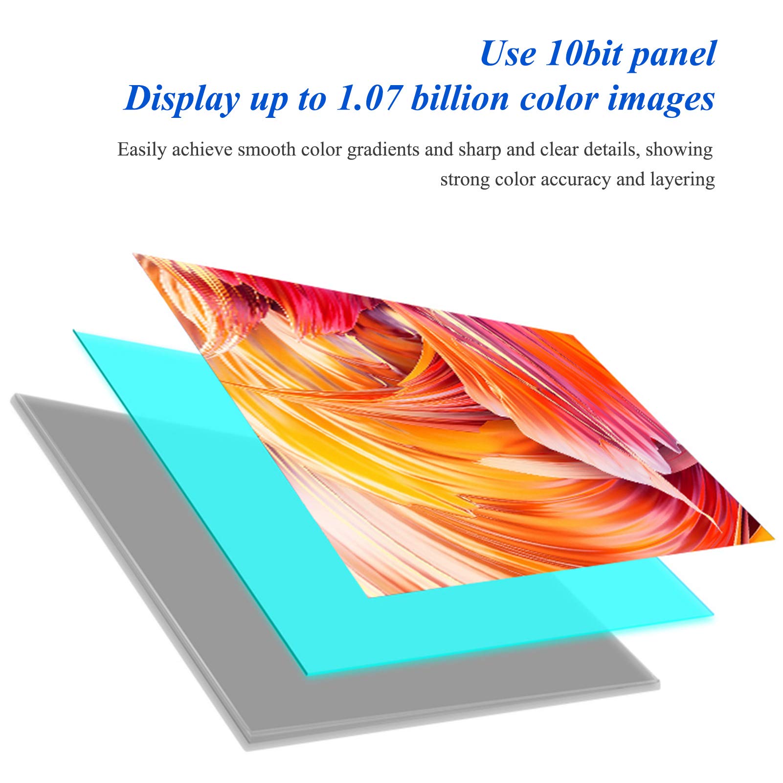 ZZYH 32 Inch IPS Gaming Monitor (4K 60Hz&2K 144 Dual Mode, HDMI), Eye Protection Office Design Panel Computer Monitor