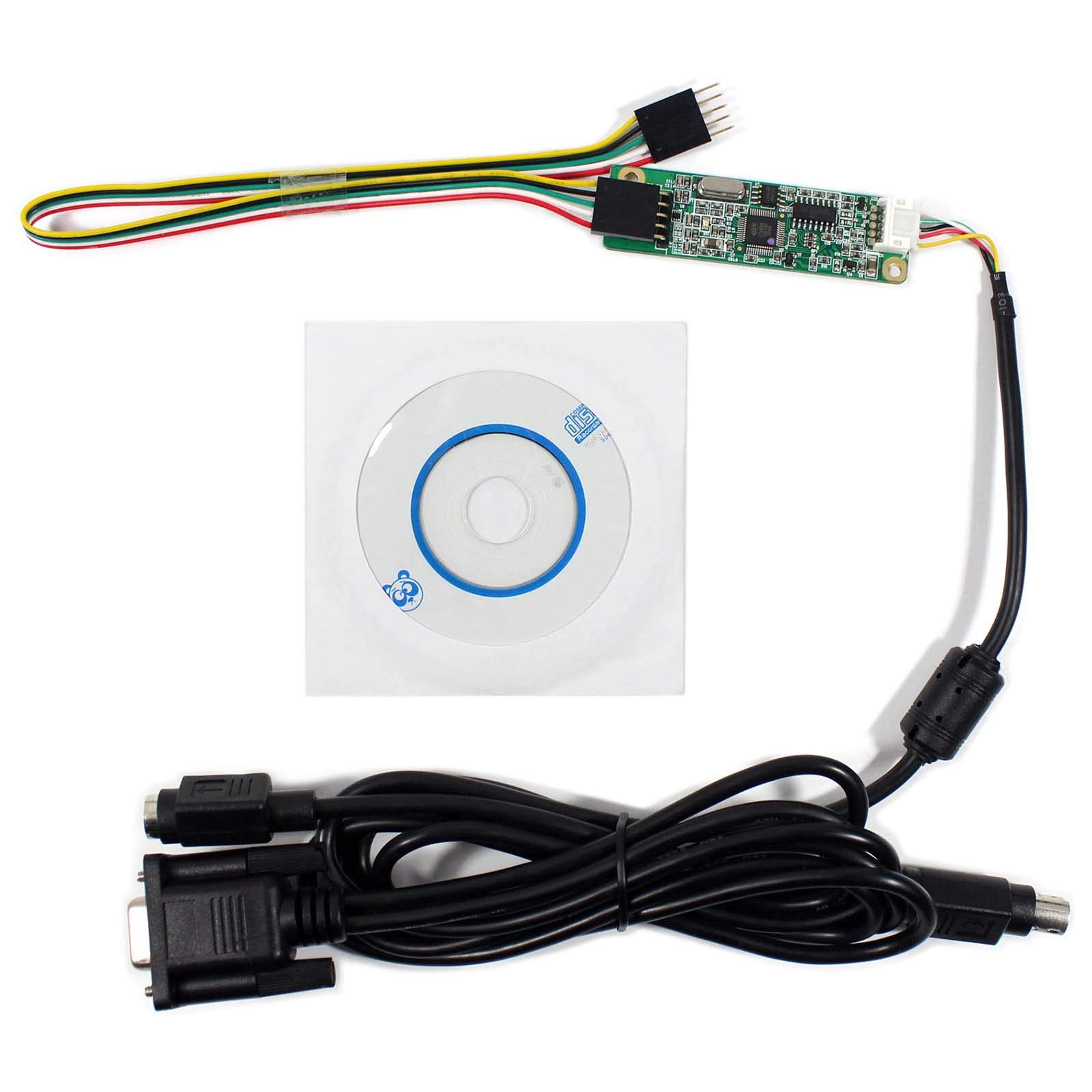 VSDISPLAY Resistive LCD Touch Panel Controller Resistive Touch Screen Driver (5-Wire RS232 kit)