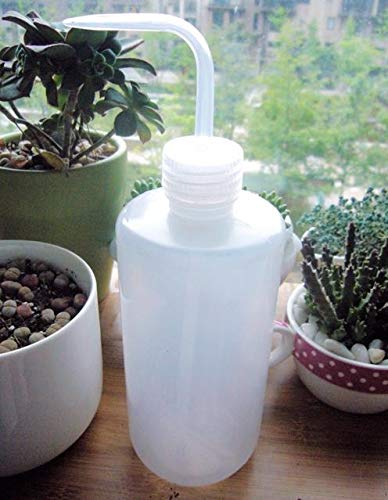 SYBL 2Pcs 150ml 5oz Safety Wash Bottle with Bent Tip Narrow Mouth Plastic Squeeze Watering Containers Label Tattoo Wash Bottle