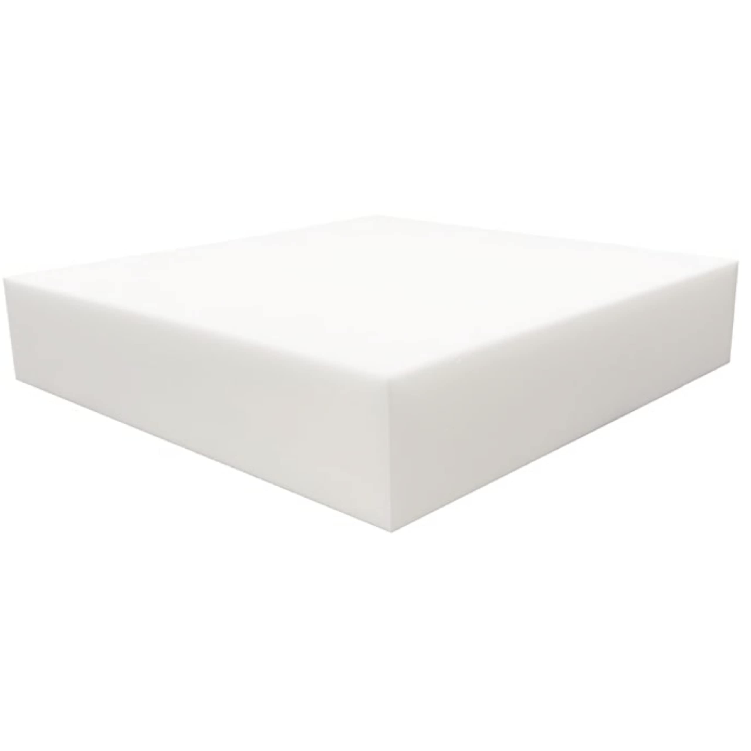 Foamy Foam High Density 4 inch Thick, 24 inch Wide, 24 inch Long Upholstery Foam, Cushion Replacement