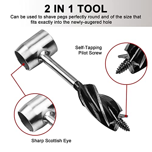 A4R Bushcraft Gear - Hand Auger Wrench – Bushcraft Hand Auger Wrench - Scotch Eye Wood Auger - Scotch Eye Auger