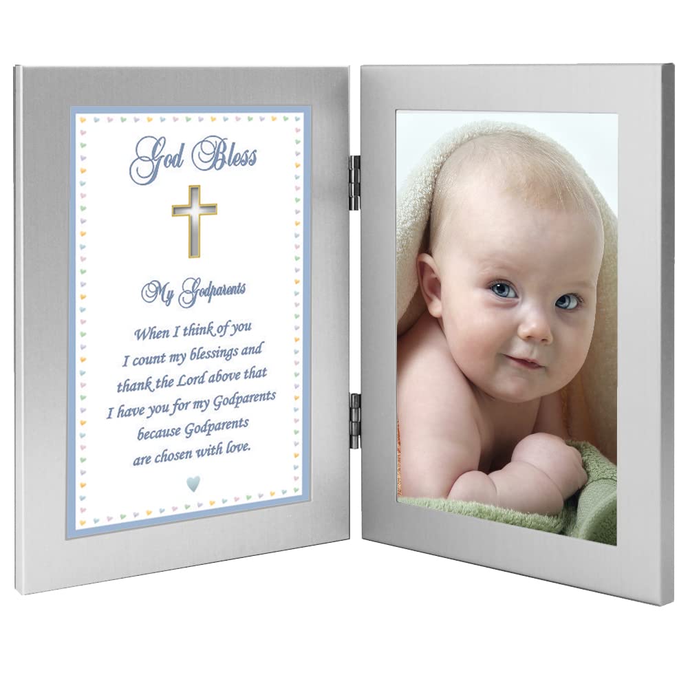 Godparents Gift from Godson, Sweet Poem Frame - Add 4x6 Inch Photo