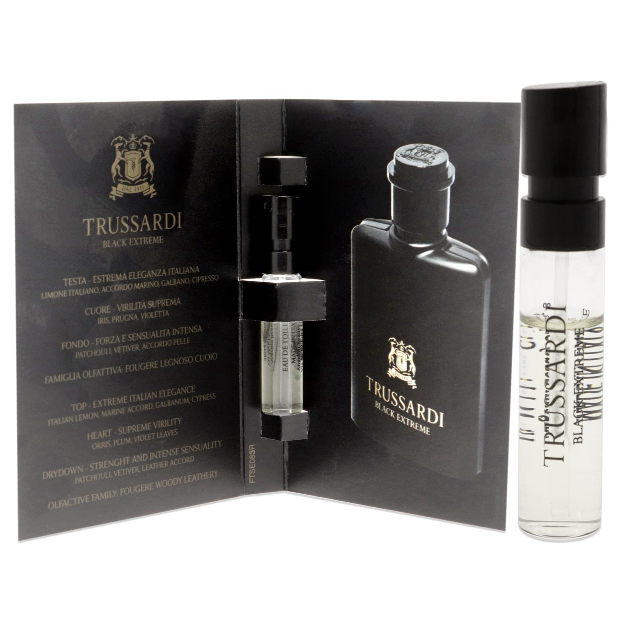 Trussardi Black Extreme Men EDT Spray (Mini) 1.5 ml
