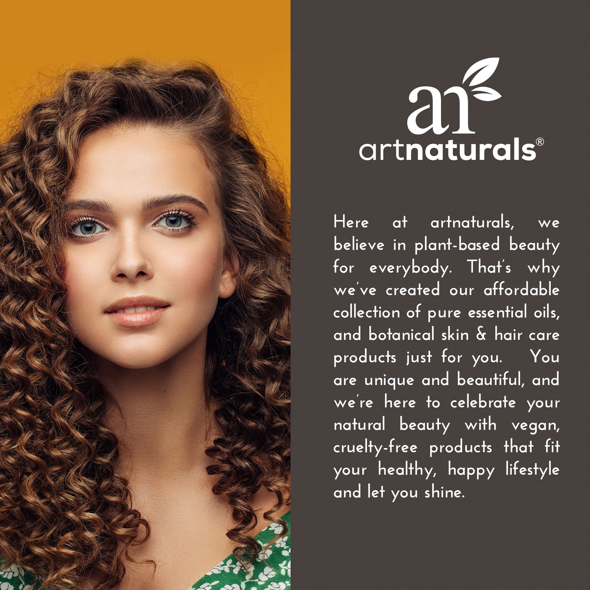 Artnaturals LUXE Tea Tree Shampoo - (16 Fl Oz / 473ml) - Sulfate Free β Made with 100% Pure Therapeutic Grade Tea Tree Essential Oil for Dandruff and Itchy Scalp