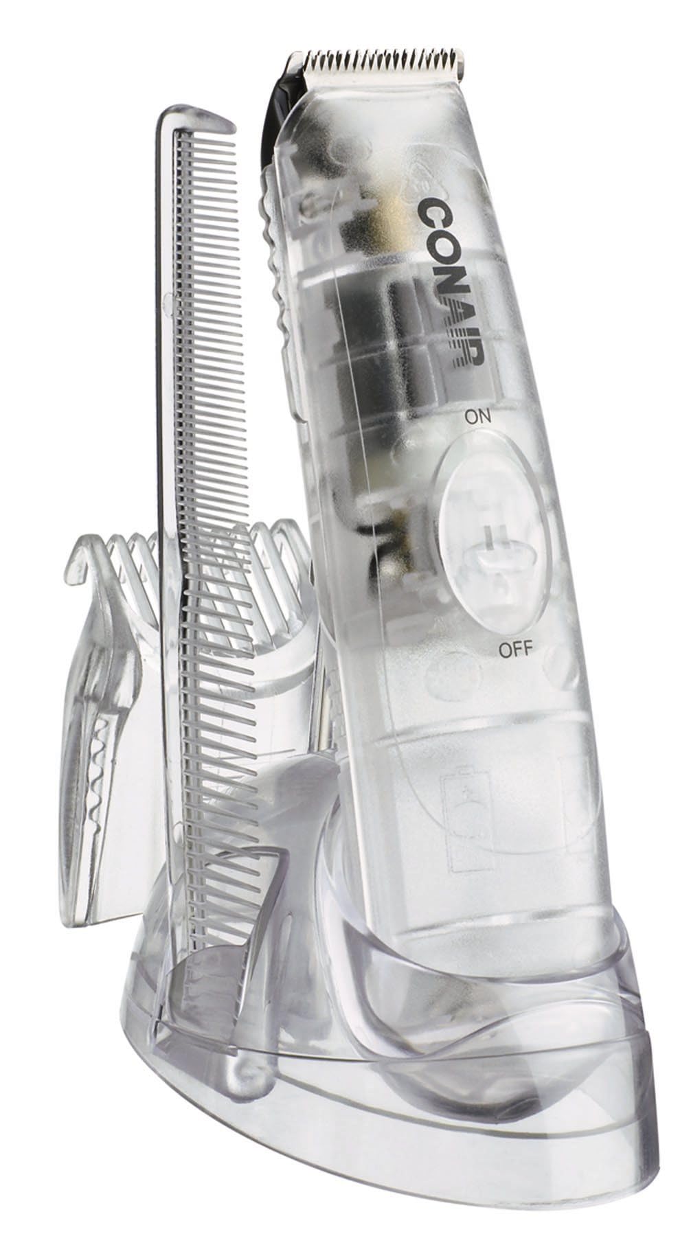 ConairMAN Beard Trimmer for Men, for Beard, Mustache and Face, 3 piece Set, Battery Operated