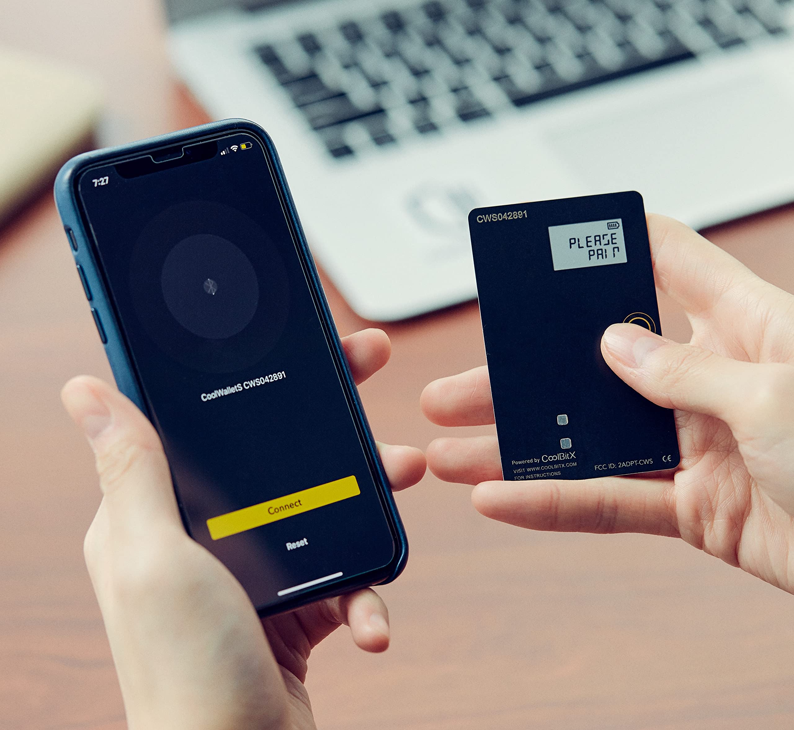 CoolWallet S Duo- Crypto Hardware Wallet 2 Pack, Secure Your Crypto in Style, Bluetooth, Wireless, Cryptocurrency Cold Storage, BTC, Bitcoin, ETH, Ethereum, XRP, USDT, ERC20 Tokens, BEP20 Tokens