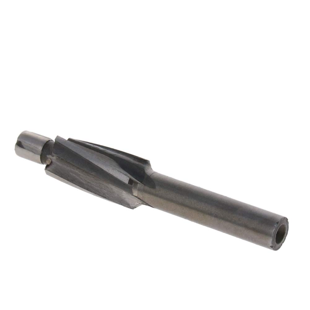 Utoolmart Counterbore End Mill, M5.2 High-Speed Steel 4 Flutes Straight Shank Counterbore End Mills, Cap Screws Expand Holes, for Copper Aluminum Cast Iron, 1 Pcs
