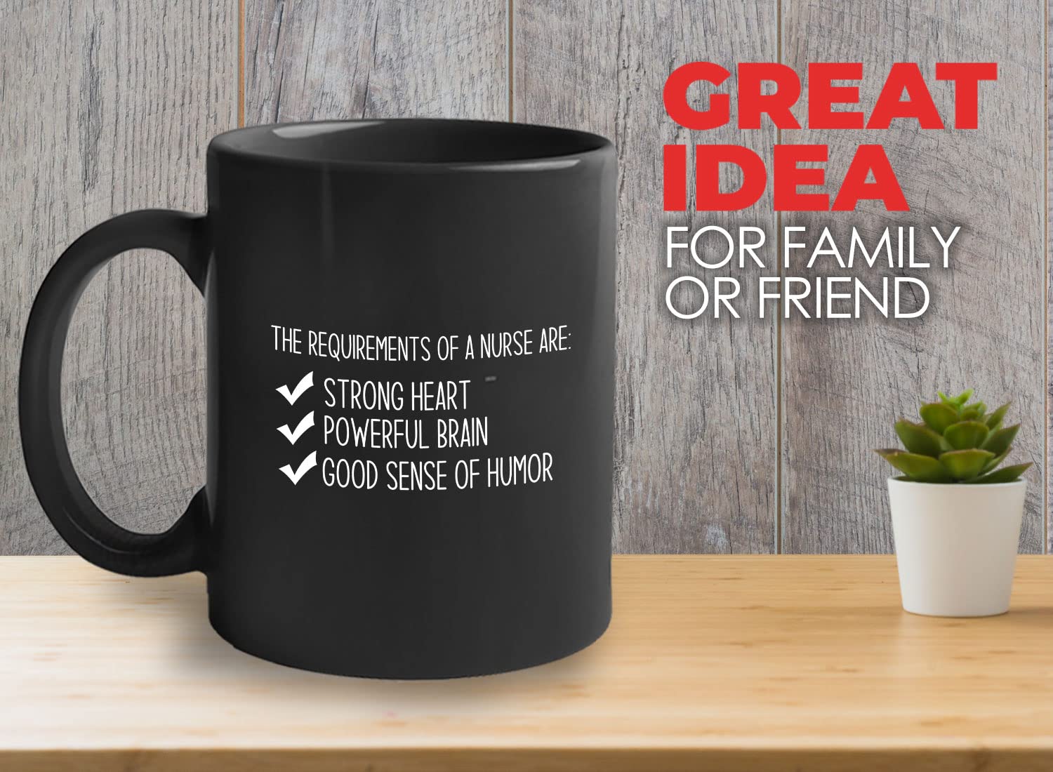 Bubble Hugs Nurse Coffee Mug 11oz Black - The Requirements - Labor Clinical Certified Nursing Assistant Surgical Emergency Oncology Practitioner
