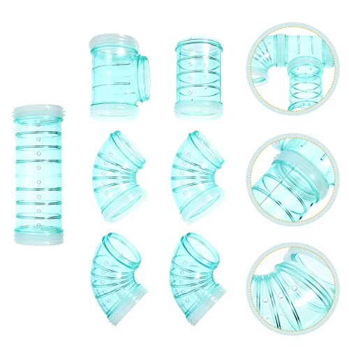 Balacoo 4pcs Hamster Tubes Set, Hamster Cage Tube Hamster Tube Hamster Tubes Set Hamster Tunnels for