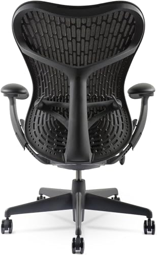 Herman Miller Mirra 2 Chair - Fully Adjustable Arm Seat Depth Tilt Tension Control Mesh Backrest Lumbar Support - Repackaged Home Office Desk Chair