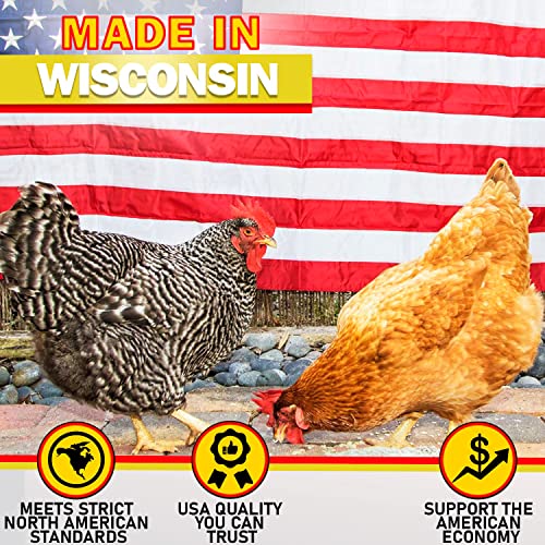 Nesting Box Pads for Chickens - Accessories for Hens, Chicken Coops and Laying Eggs - Square Liners Fit in Your Coop - Natural Fiber Material Bedding Mats