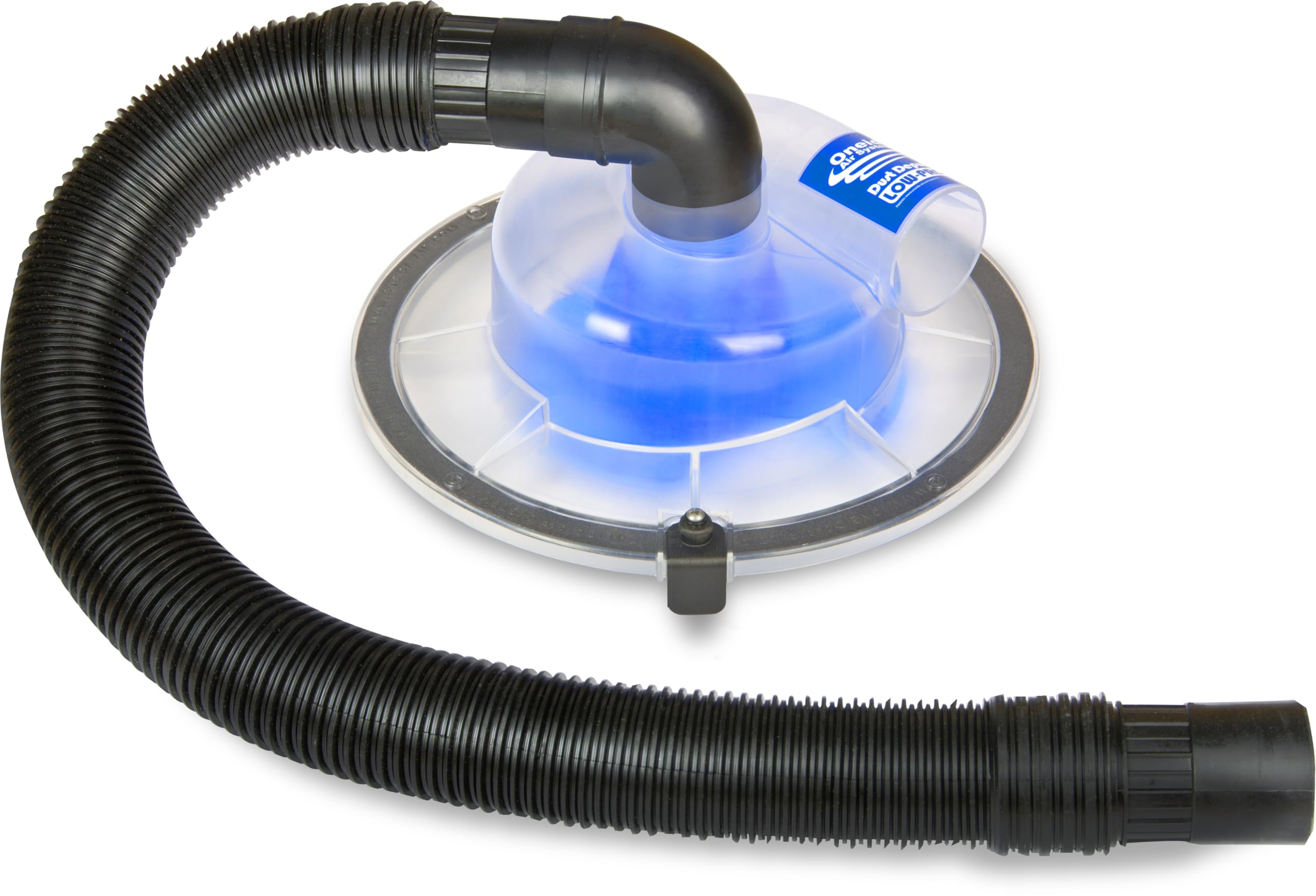 Dust Deputy Low-Pro Plus Lid Dust Separator Kit for Shop Wet Dry Vacuums - 2.5" Adapter & 3' Hose - Fits Standard 5 Gallon Buckets, USA Made