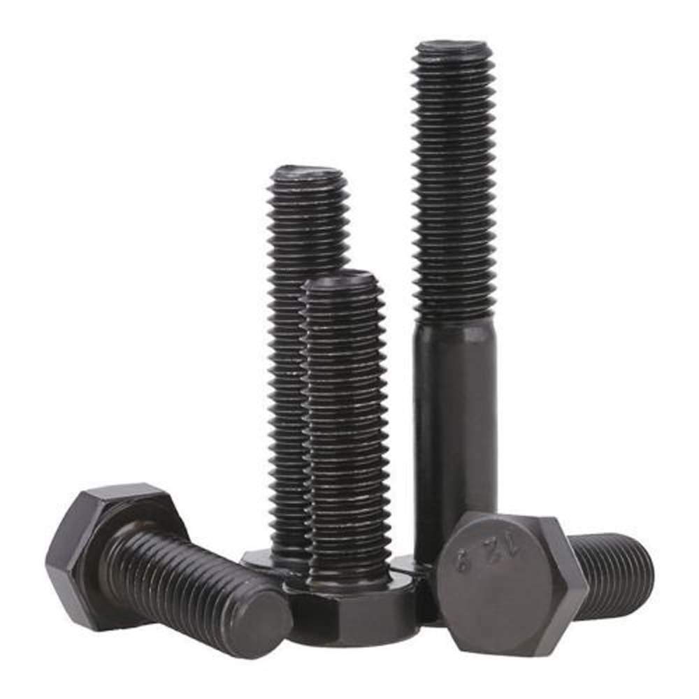 M14 / 14mm Hex Head Bolts Hexagon Screws High Tensile 12.9 Grade Steel Hex Tap Bolts (2Pcs, M14 x 40mm (Full-Thread))