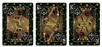 Bicycle Playing Cards Fireflies Design | Limited Edition Deck Pitch-Black with Glowing Effects, Silver