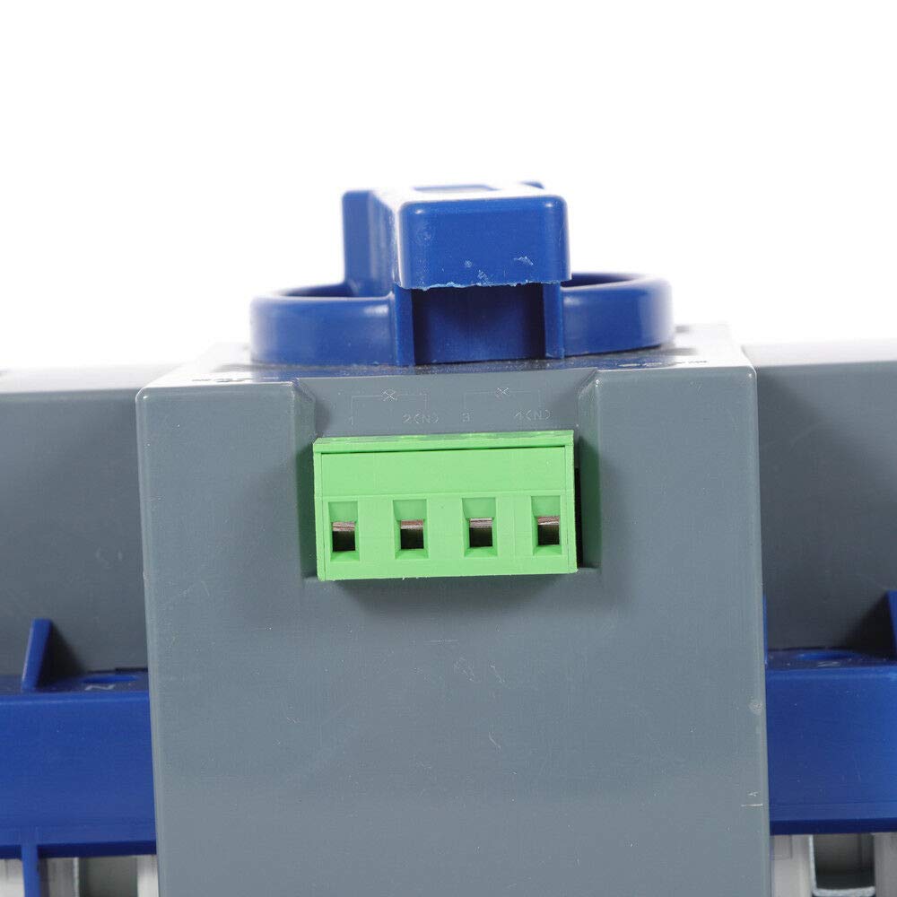 AC110V Mini Dual Power Automatic Transfer Generator Changeover Switch Self Cast Conversion 63A ATS M6 (4P/63A)