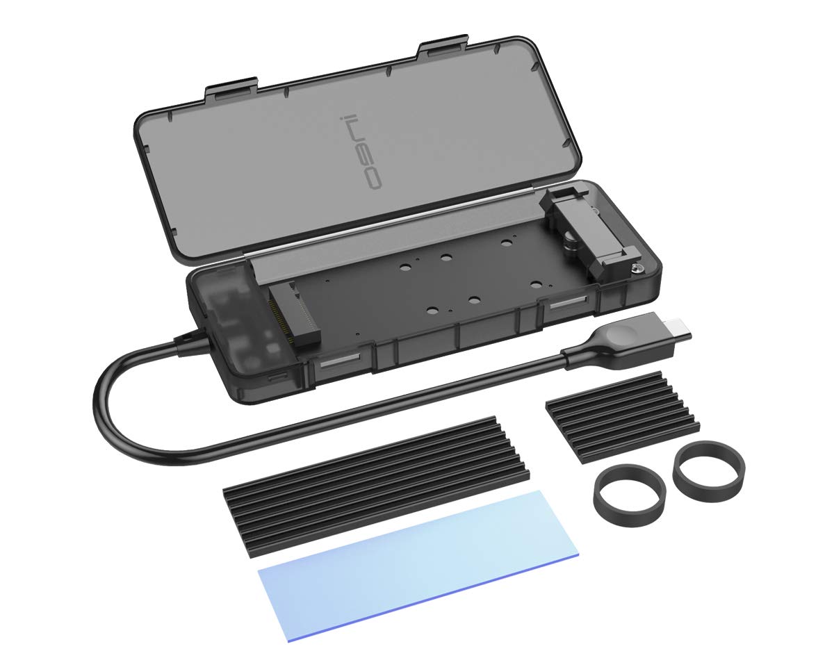 ineo M.2 NVMe (PCIe) SSD Tool-Free Enclosure to USB 3.2 Gen 2 Type C [C2575 M2 NVMe]