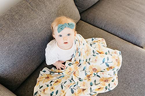 Copper Pearl Large Premium Knit Baby Swaddle Receiving Blanket Sunnie