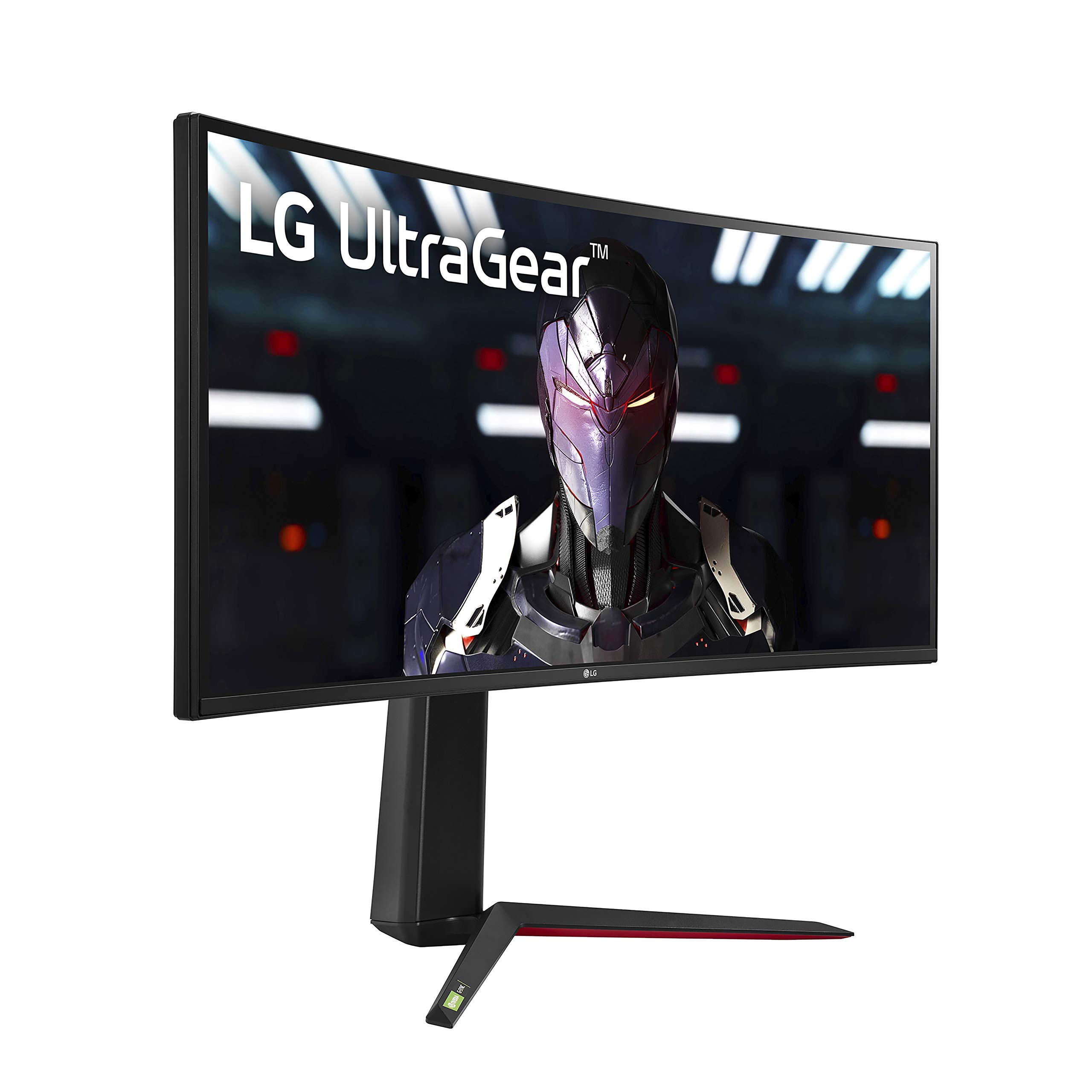 LG 34GP83A-B 34 Inch 21: 9 Ultragear Curved QHD (3440 x 1440) 1ms Nano IPS Gaming Monitor with 144Hz and G-SYNC Compatibility - Black (34GP83A-B) (Renewed)