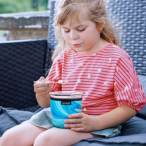 Arcoolor Ice Cream Neoprene Sleeve, Reusable Insulated Sleeves for Ninja Creami Pints, Compatible with NC301 NC300 NC299AMZ Series Ice Cream Maker Containers -Containers not Included (Mix, 4 Pack)