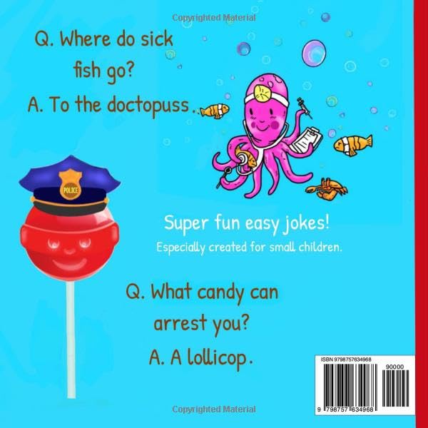 The Easy Reader Joke Book for Kids Age 3-6: Especially created for kindergarten and beginner readers (Kids Joke Books)