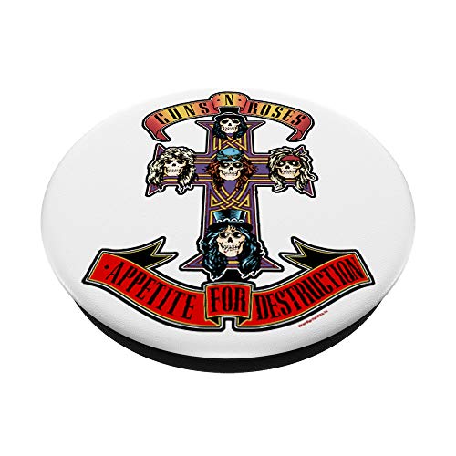 Guns N' Roses Official Cross PopSockets PopGrip: Swappable Grip for Phones & Tablets