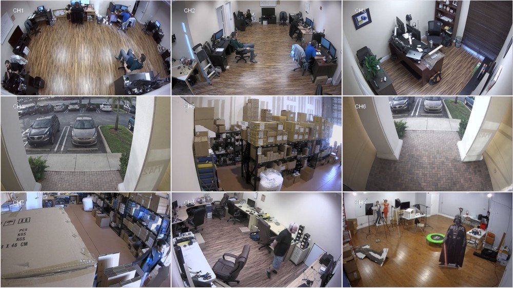 CCTV Camera Pros VM-99509 9 Channel CCTV Video Multiplexer, AHD HD-TVI HDCVI Analog Cameras, BNC VGA HDMI Output
