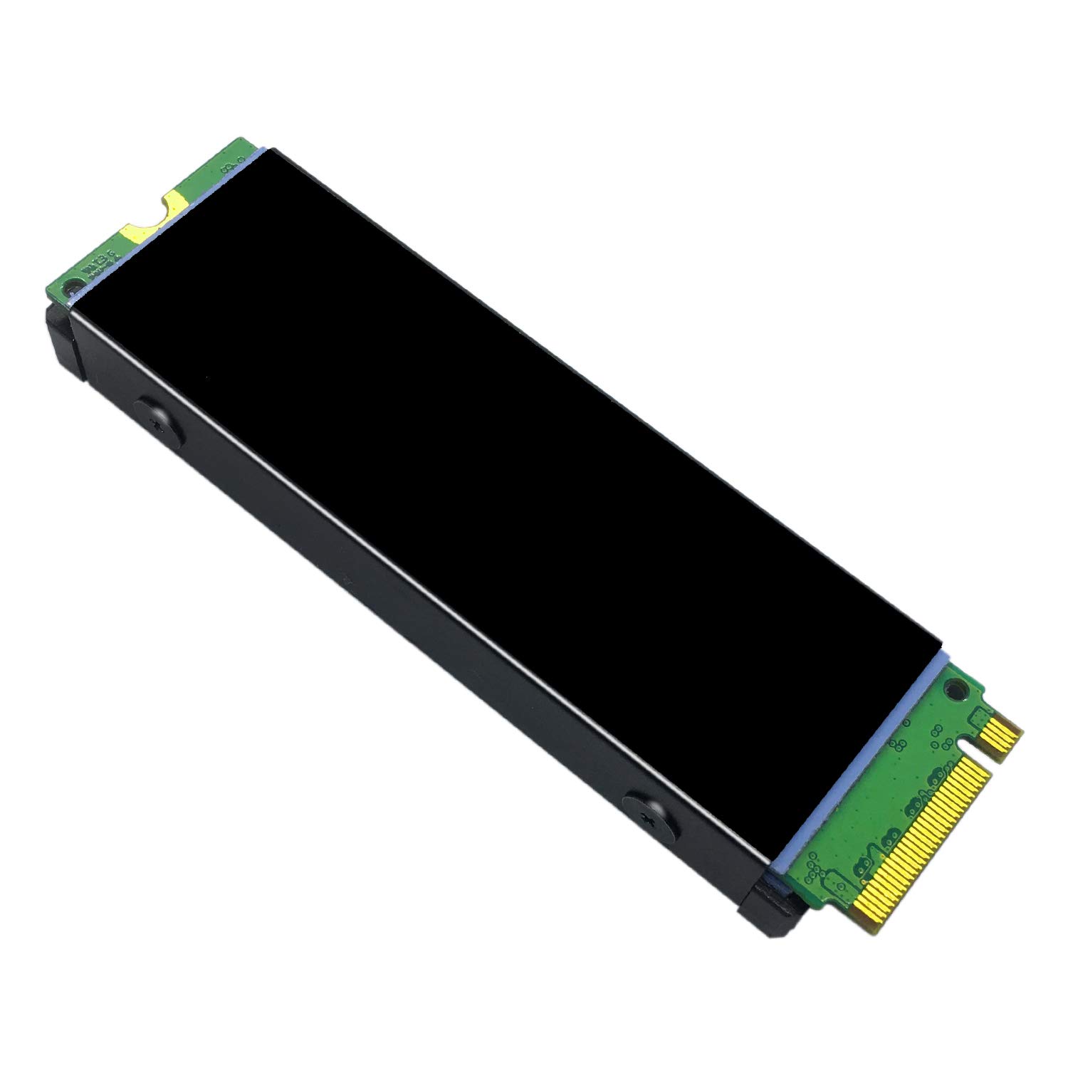 M.2 NVMe heatsink, 2280 SSD Heat Sink Support Single Double Sided with Thermal Silicone Pads for PC / PS5 M.2 PCIE NVMe SSD or M.2 SATA SSD-(2PCS)