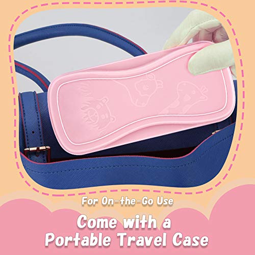 Toddler Utensils Kids Spoon and Fork Set 18/8 Stainless Steel Silverware BPA Free Cute Pig Child Flatware with Travel Case for Age 3+