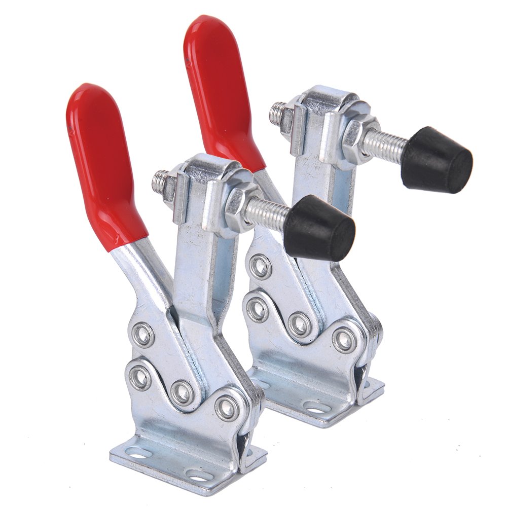 Accessbuy Toggle Clamp 225D 500Lbs Holding Capacity Heavy Duty Large Hold Down Clamp Quick-Release Horizontal Clamp(2Pack)