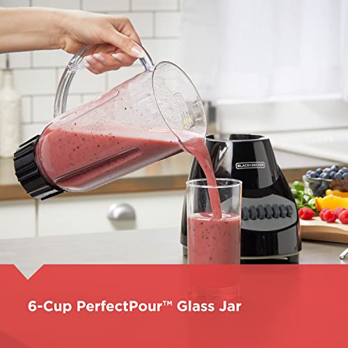 BLACK+DECKER Crush Master 10-Speed Blender, Black, BL2010BP