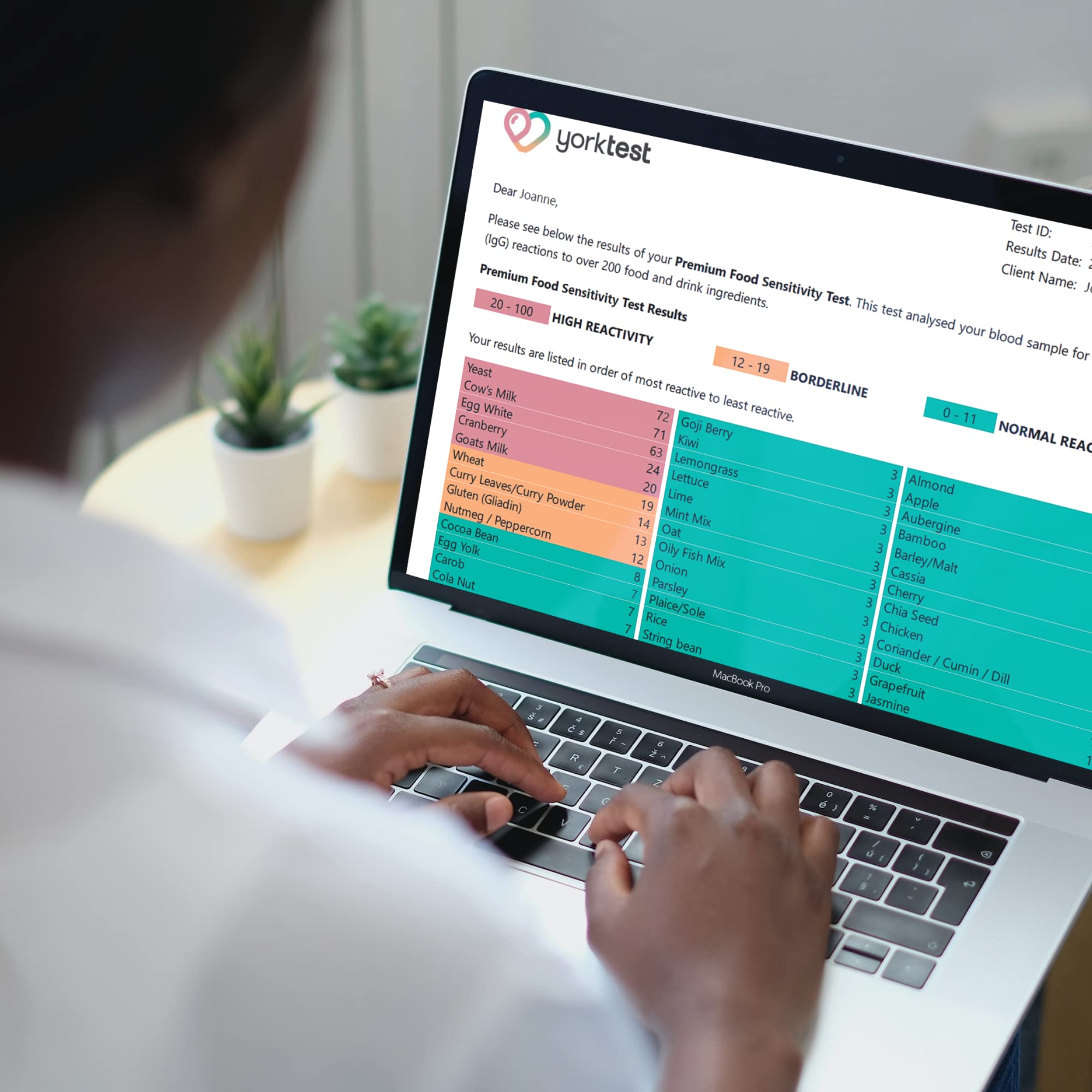 YorkTest Food Sensitivity Test – Test Your Reactivity to Over 200 Foods and Drinks At-Home – 500,000+ Test Taken