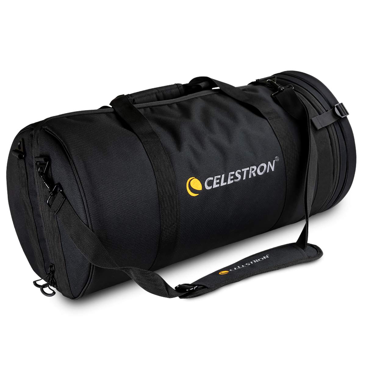 Celestron – 9.25” Telescope Optical Tube Bag – Custom Carrying Case Fits Schmidt-Cassegrain and EdgeHD – Ultra-durable Protective Walls & NexYZ 3-Axis Smartphone Adapter, Black