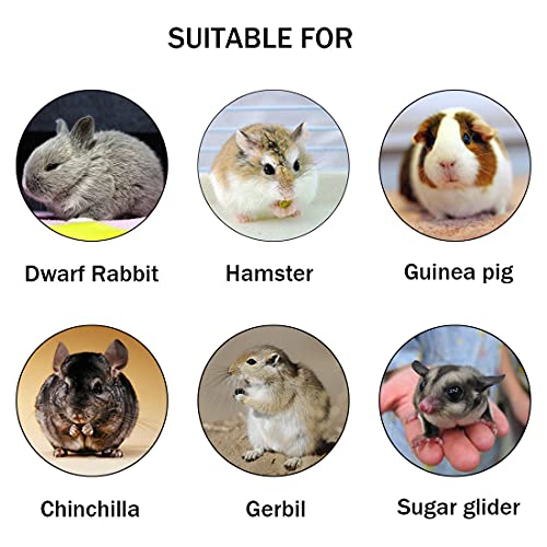 Hamiledyi Hamster Bridge,Hamster Wooden Bridge Bendy Climbing Ladder,Hamster Long Suspension Bridge Chew Toys for Hamster Rat Mice Gerbil Chinchilla Guinea Pig Chipmunk Sugar Glider