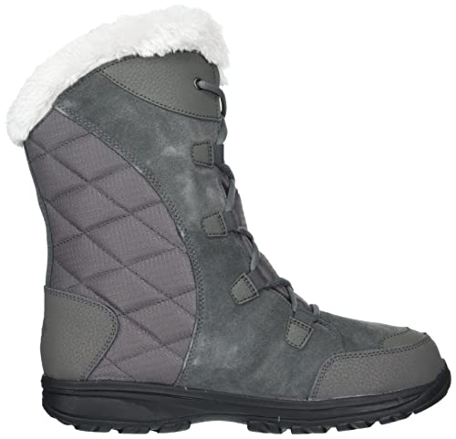 Columbia Women's Ice Maiden II, Shale/Dark Raspberry, 10