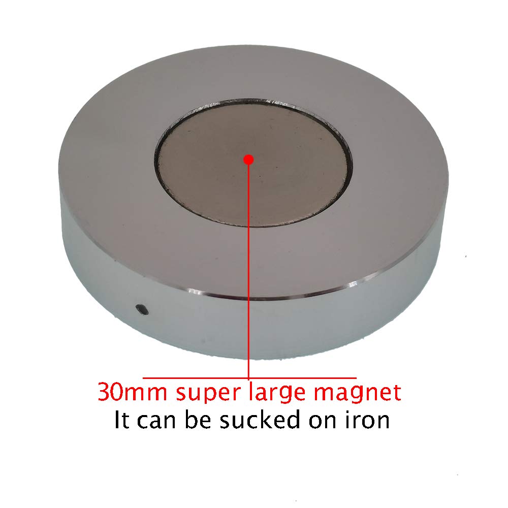 6'/2mm Point high Precision Universal Level Bubble Metal Level Bubble Water Leveler Cross Level Gauge Small Household (Silver Green Magnetic)