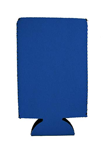 Blank Neoprene 16 oz. Can Coolies (2 Pack, Royal Blue)