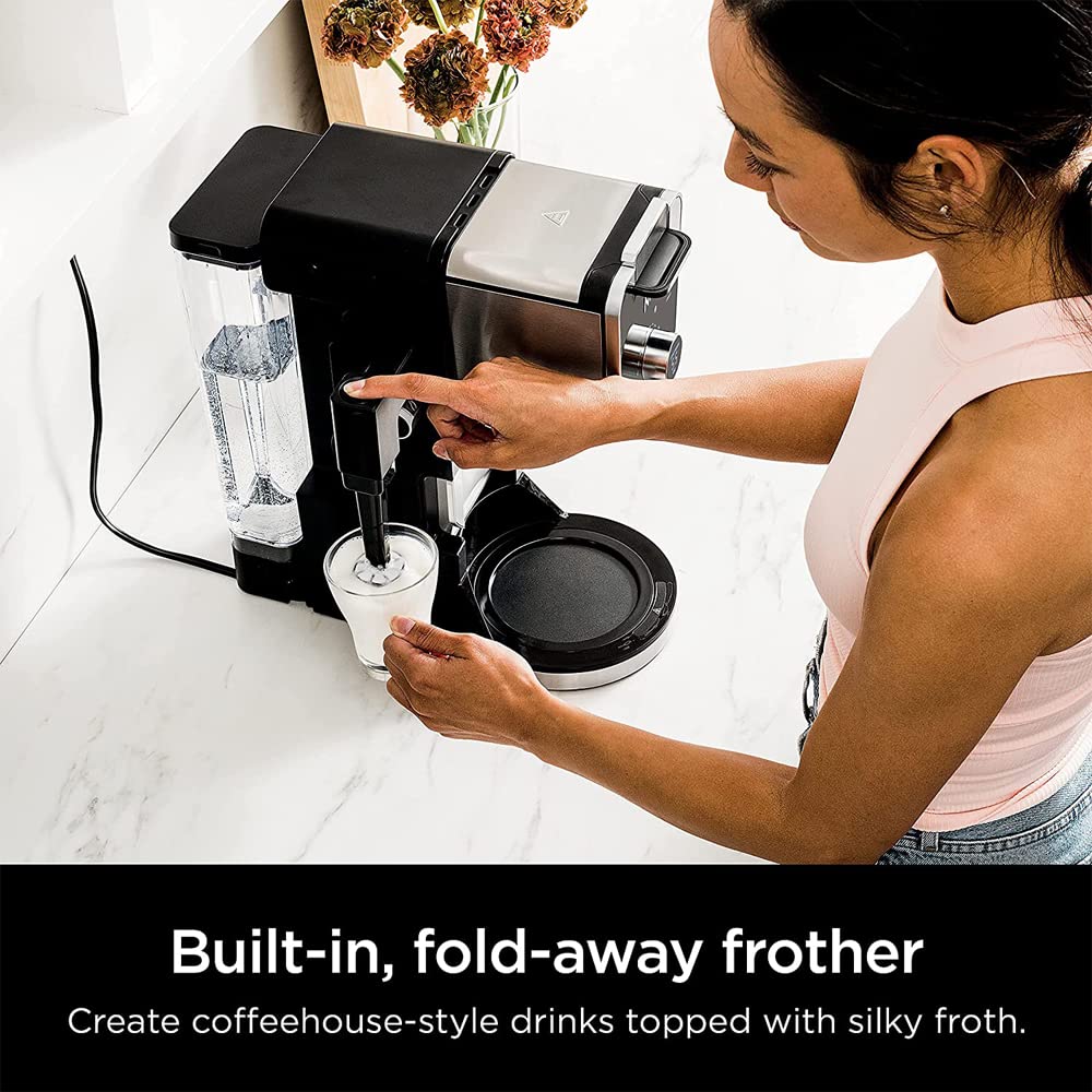 Ninja CFP301 DualBrew Pro Specialty 12-Cup Drip Coffee Maker (Renewed) Bundle with 3 YR CPS Enhanced Protection Pack