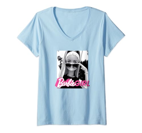 Barbie - Sunglasses Barbie Girl V-Neck T-Shirt