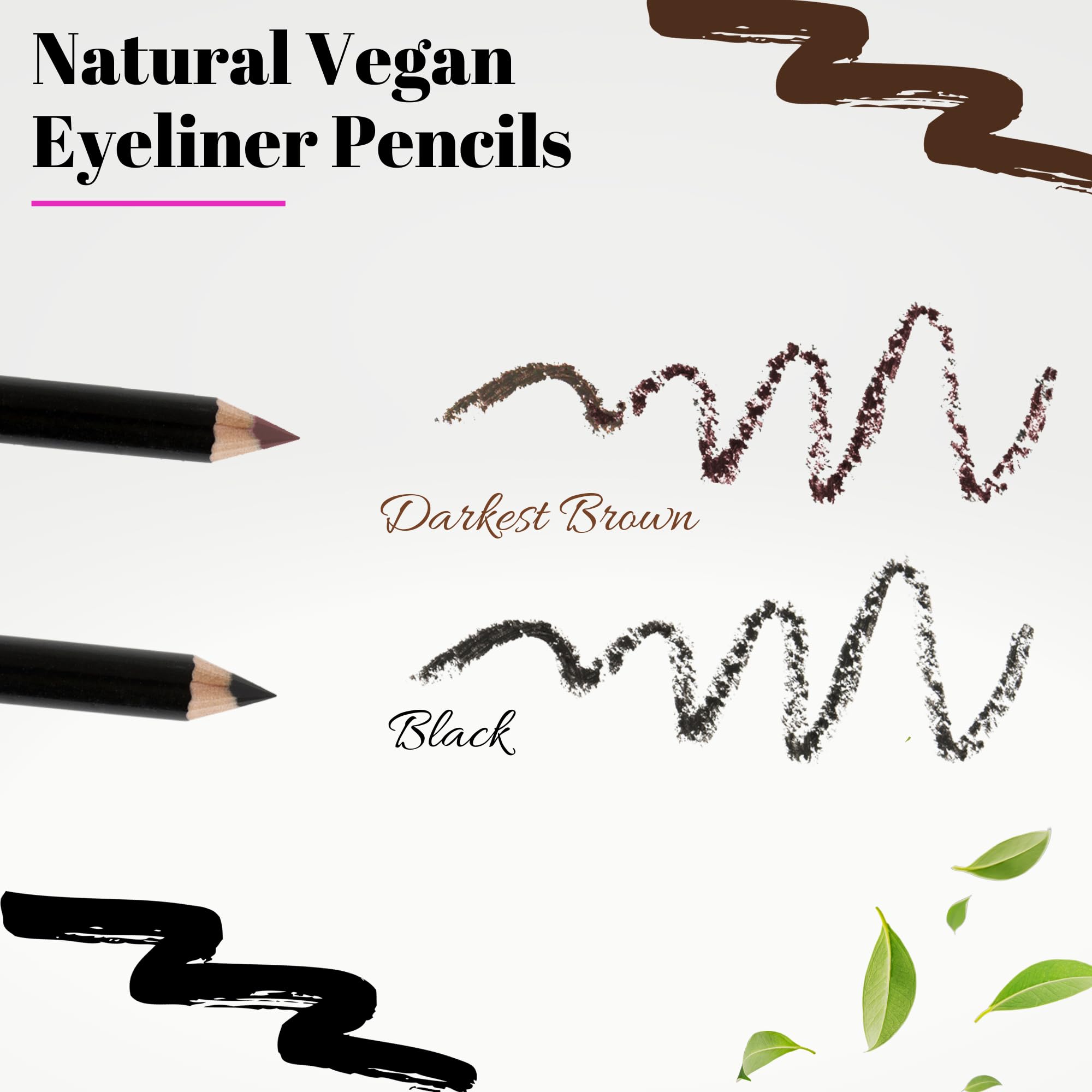 Fifth & Skin Better'n Ur Eyes Eyeliner Pencil (BLACK) – NATURAL - Hypoallergenic - Sensitive Eyes - Gluten Free - Cruelty Free - Paraben Free - Smooth Application
