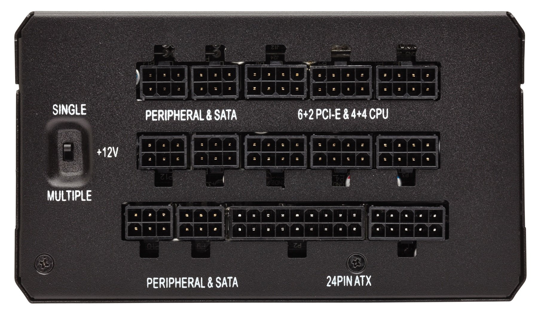 Corsair CP-9020139-UK HX1000 1000 W 80+ Platinum Fully Modular Power Supply Unit - Black