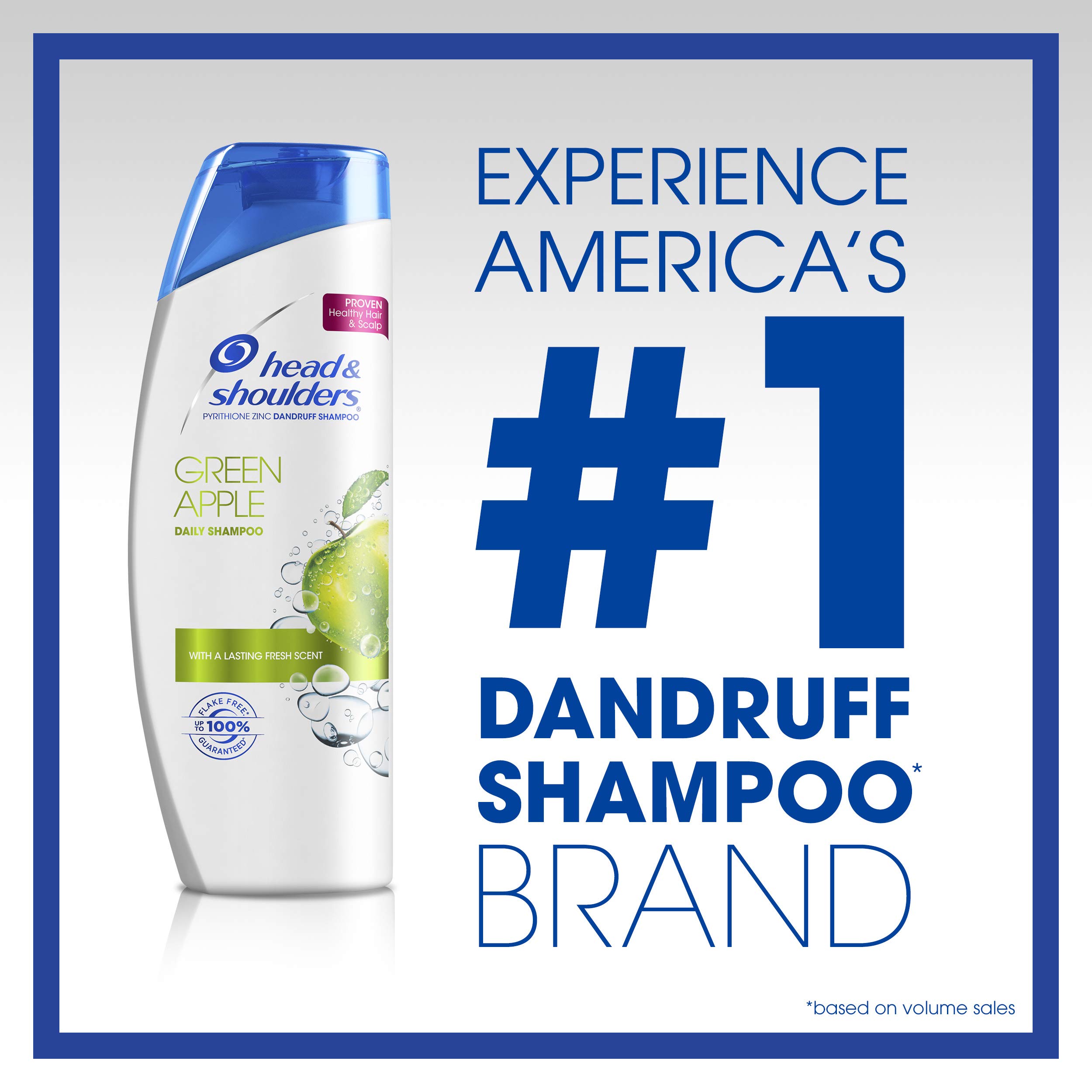 Head & Shoulders Head and Shoulders Green Apple Daily-use Anti-dandruff Shampoo, 23.7 Fl Oz Twin Pack, 23.7 Fluid Ounce