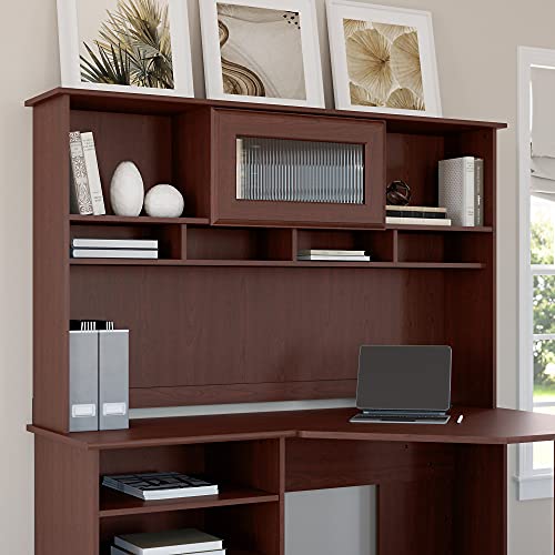 Bush Furniture Cabot 60W Hutch, Harvest Cherry