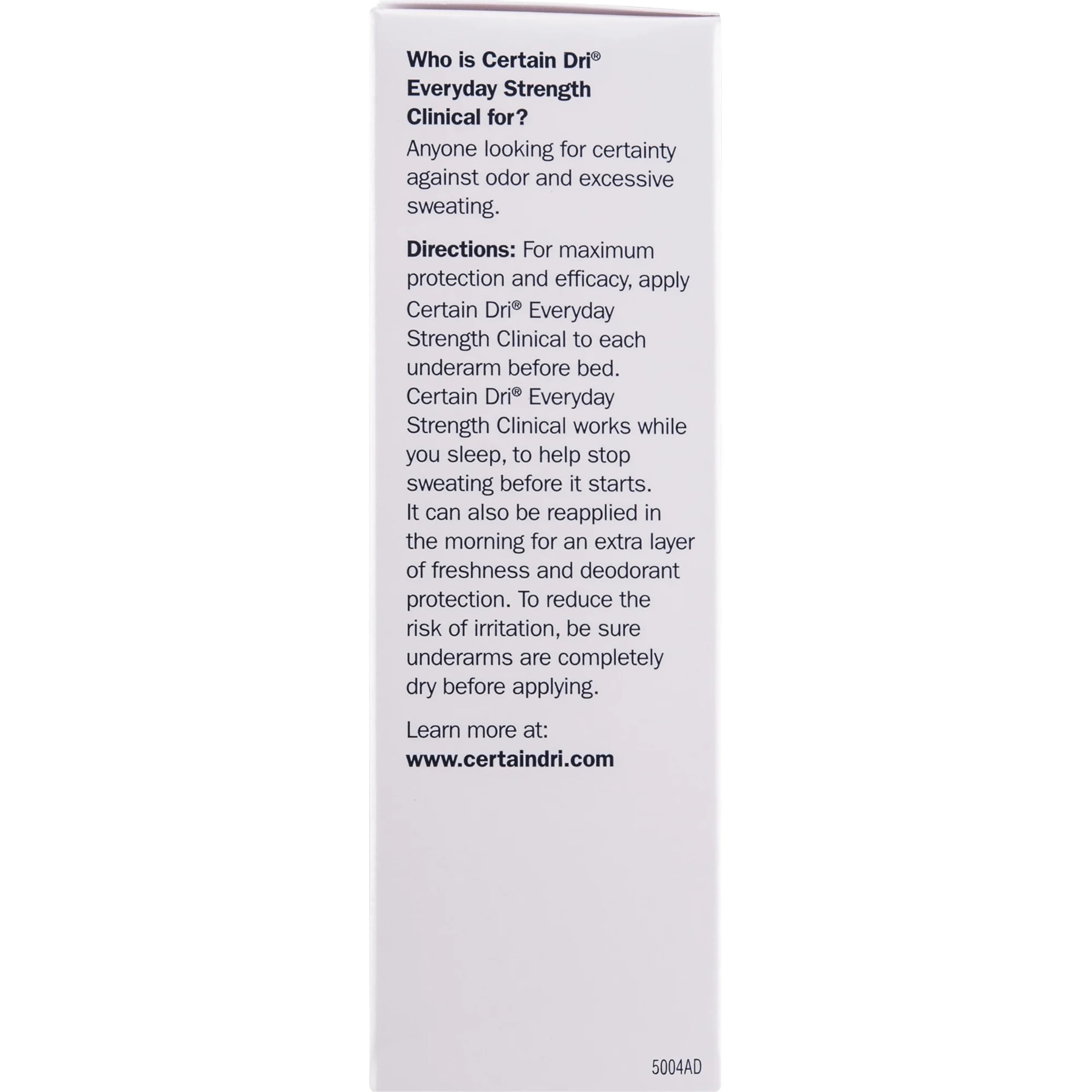 Certain Dri A.m Solid Antiperspirant/Deodorant 2.6 Oz (2 Pack)