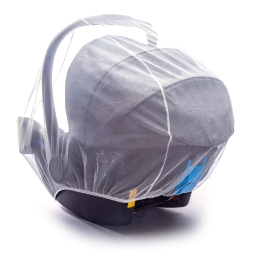 Baby Mosquito Net for Strollers, Mosquito Netting for Baby Strollers, Bassinets, Car Seats, Cradles, Playyards, and Mini Cribs. Durable and Breathable Mesh Protection