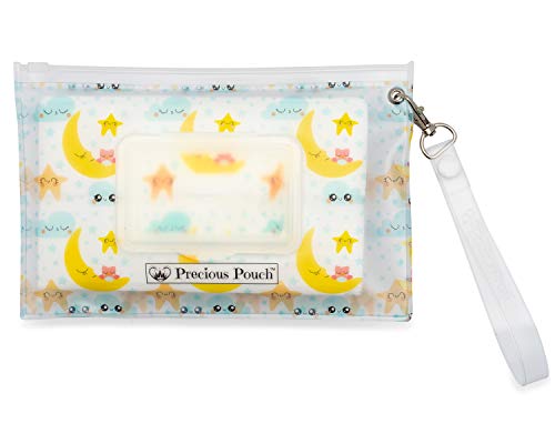 Precious Pouch Best Refillable Wet Wipe Dispensers Portable, Lightweight and Travel Friendly. (Twinkle Little Star, Complete Set - Extra Large, Slim & Mini Pouch)