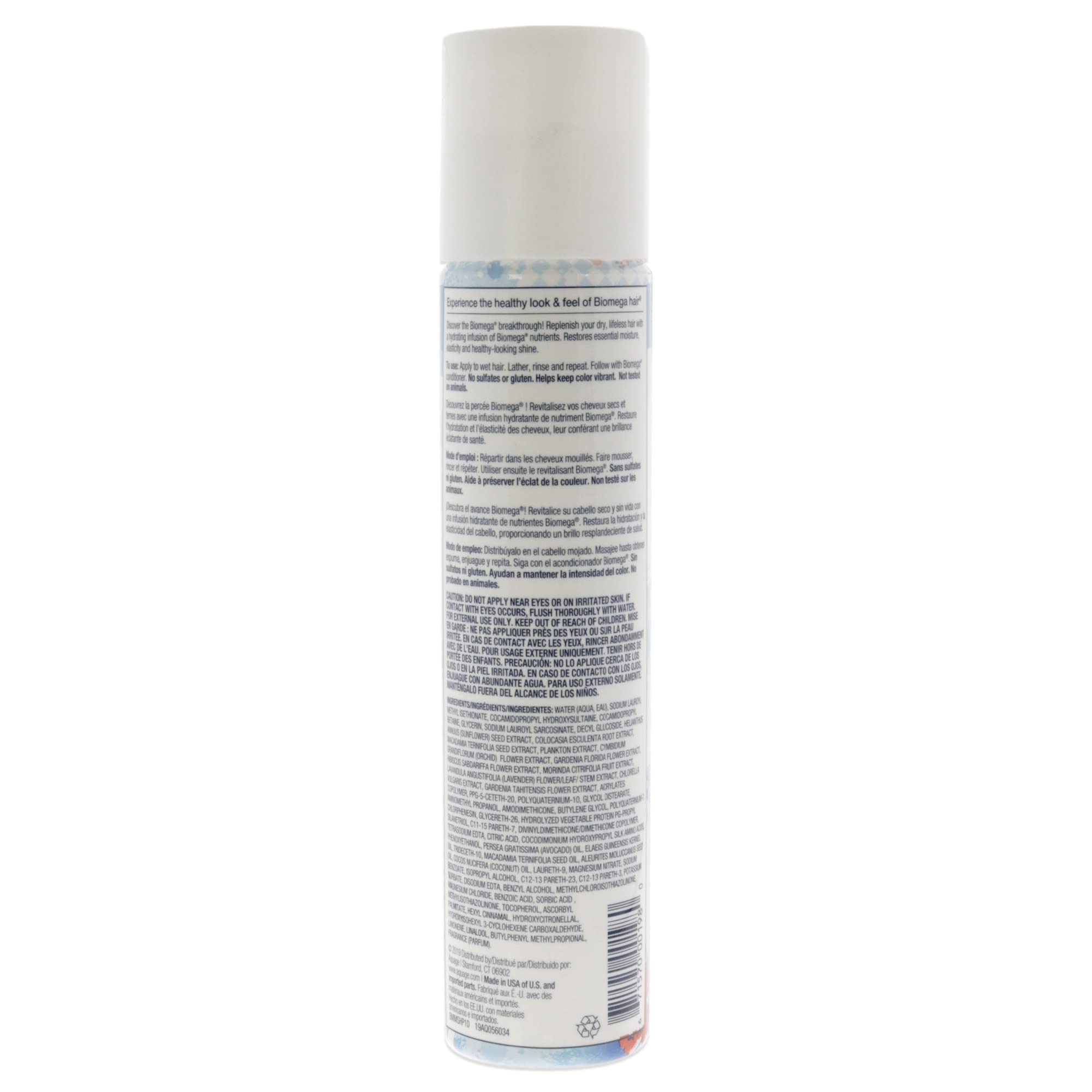 Biomega Moisture Shampoo Unisex Shampoo by Aquage, 10 Ounce