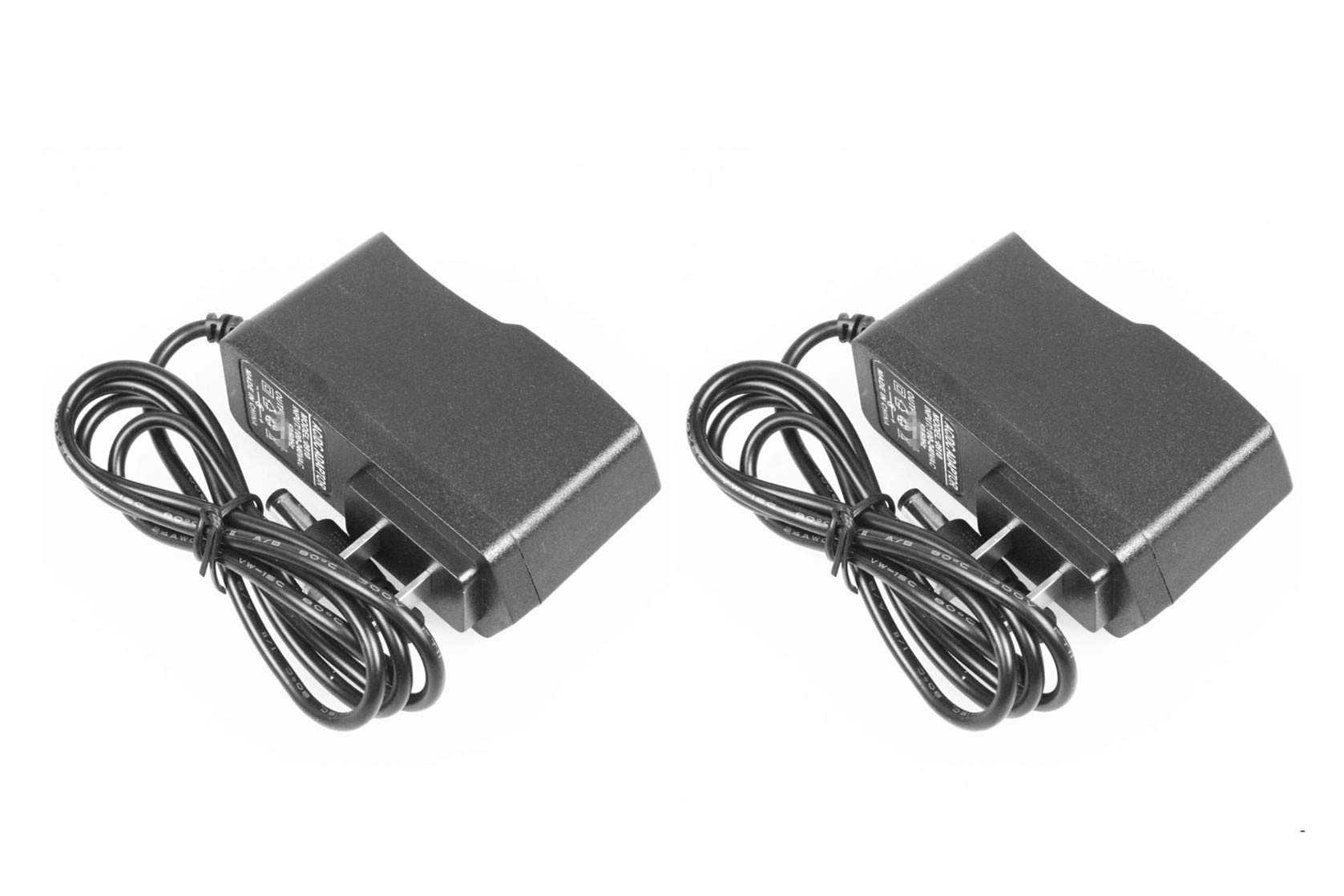 NOYITO 5V 1A Power Adapter AC120V 100-240V to DC 5V 1000mA 5W Power Supply Black Cable Length 4.9 ft (Pack of 2)