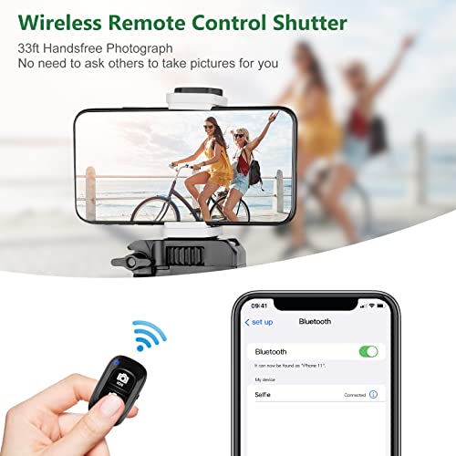 Torjim 62" Phone Tripod, ๐ฆ๐๐๐ฟ๐ฑ๐ & ๐ฃ๐ผ๐ฟ๐๐ฎ๐ฏ๐น๐ฒ iPhone Tripod Stand with Remote, Compatible with iPhone/Android/Sport Camera Perfect for Video Recording/Live Stream/Vlogging/Selfies